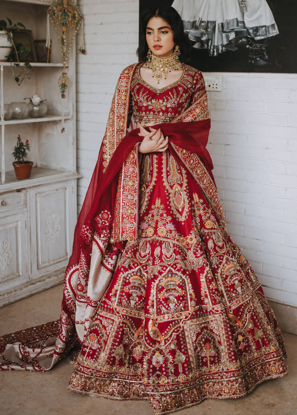 Nafees Bridal Dress – Elegant Pakistani Bridal Wear – Ali Xeeshan