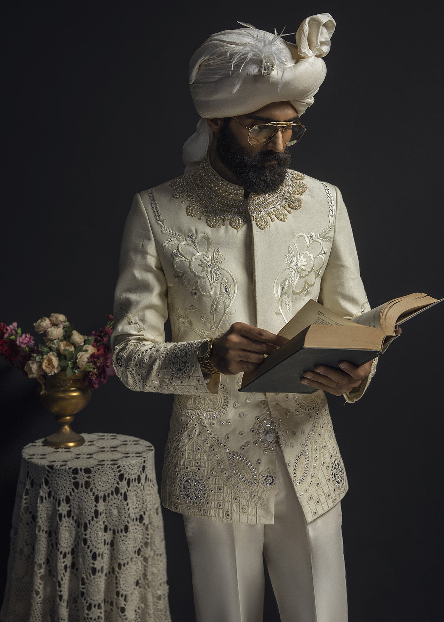 Sangemarmar Prince Coat for Special Occasions - Ali Xeeshan