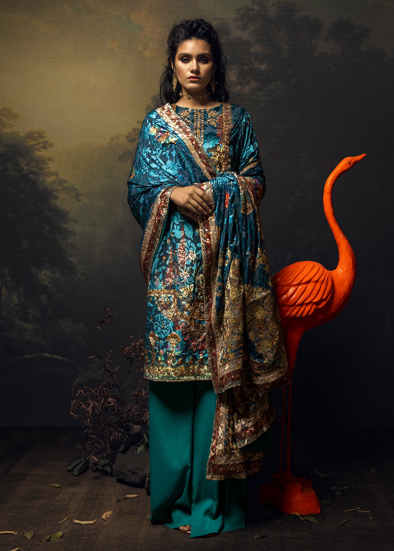 Misty Blue Bridal Dresses - Elegant & Timeless | Ali Xeeshan
